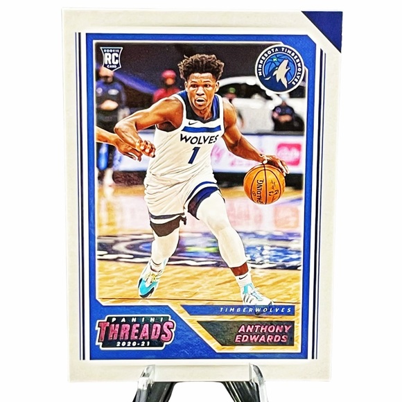 NBA | Toys | 22 Anthony Edwards Rookie Card Panini Chronicles Threads ...